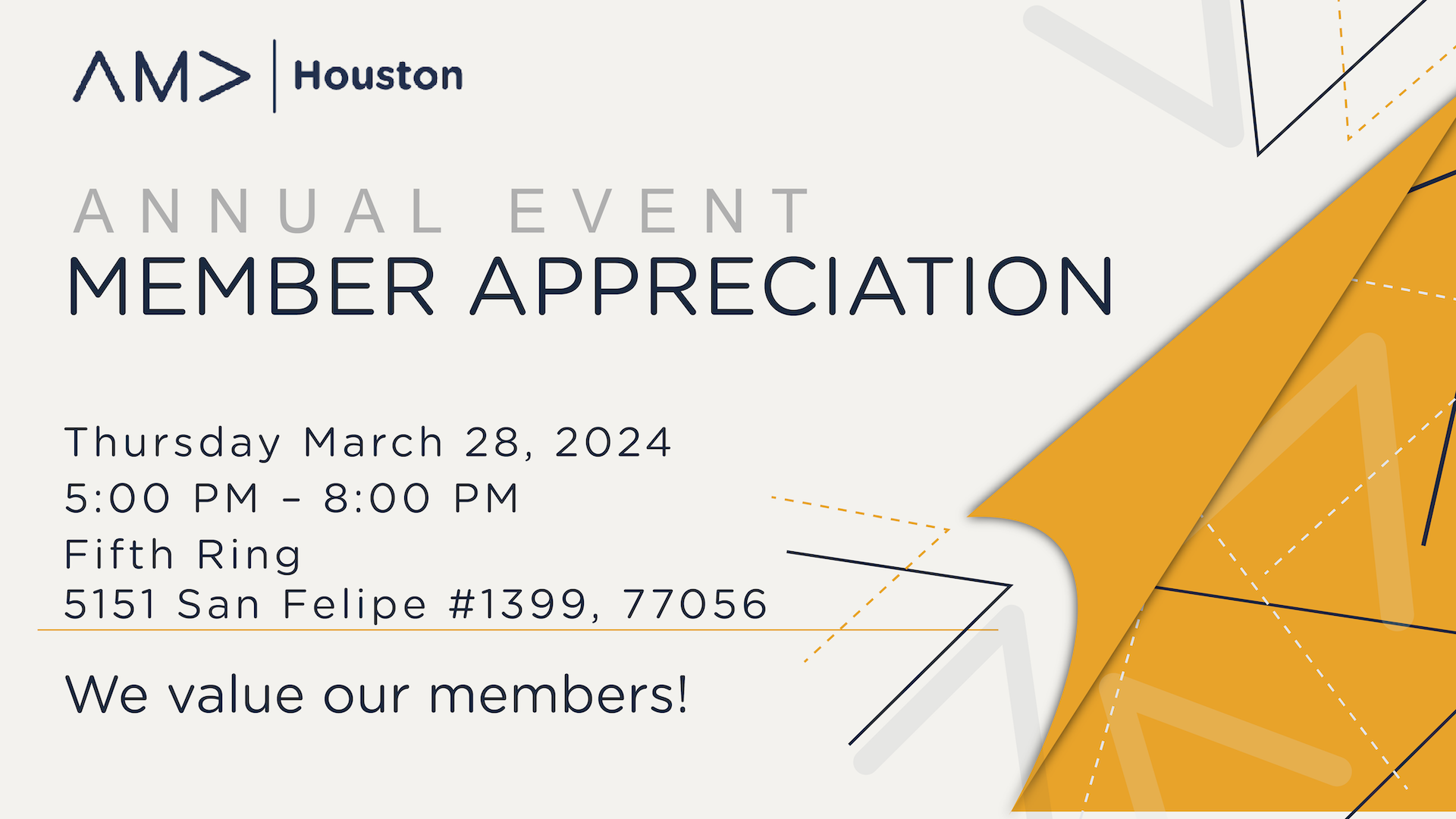Members Only | VIP Event | AMA Houston